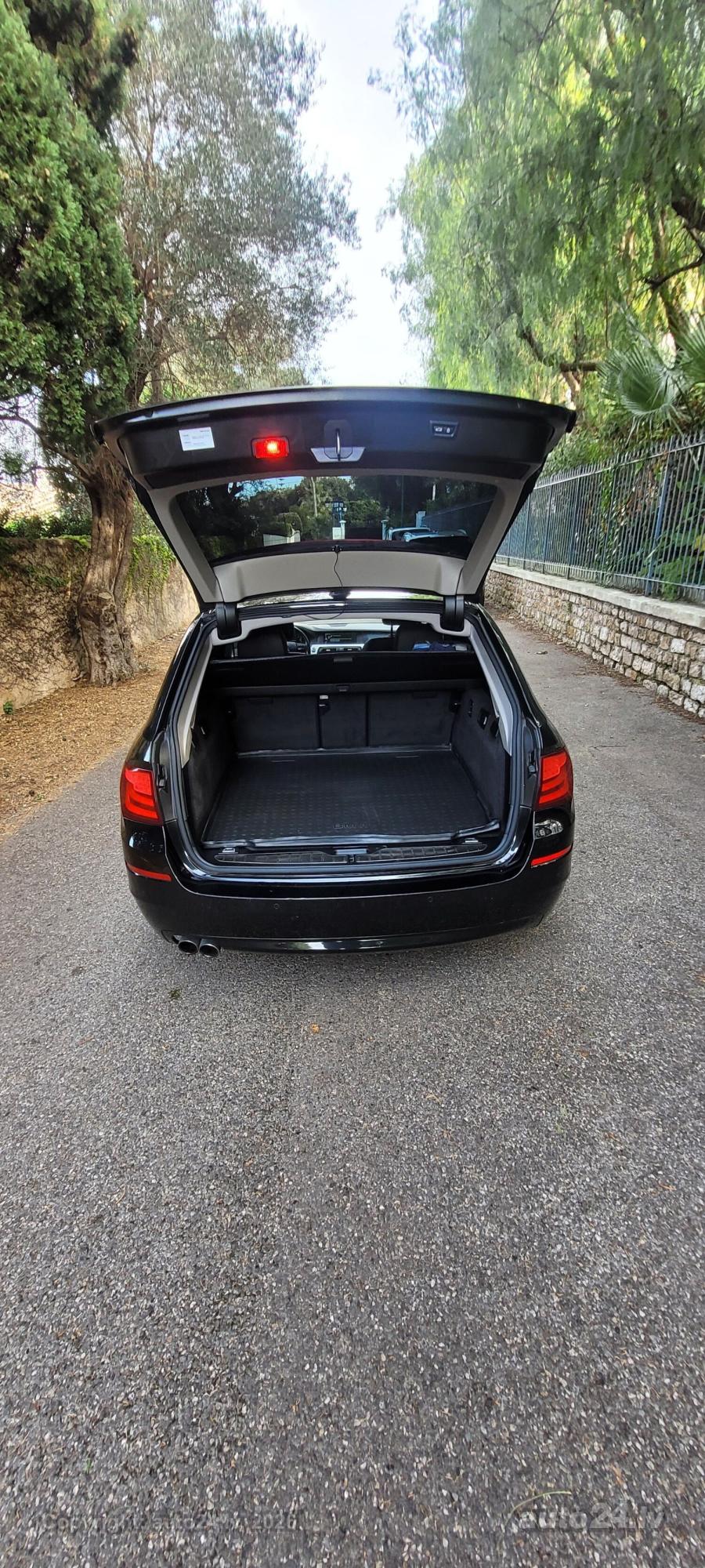 Black BMW 5 Series 2012 in Ogre, with an engine capacity of 2.00 L and mileage of 225 thousand km for 10200 €, photo 12 on AUTOMOTO.COM.LV