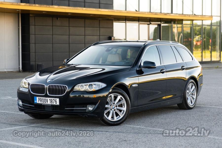 Melns BMW 5 Series 2012 Tartu, ar dzinēja tilpumu 3.00 L un nobraukumu 312 tūkst. km par 9300 €, foto 1 vietnē AUTOMOTO.COM.LV