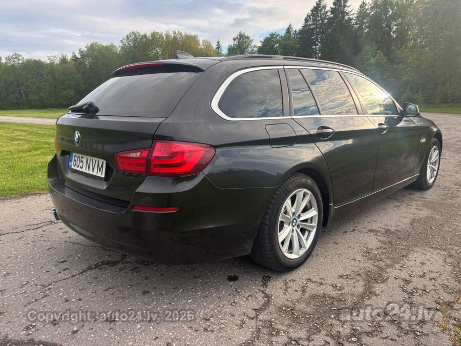 Black BMW 5 Series 2012 in Rapla, with an engine capacity of 2.00 L and mileage of 0 thousand km for 5999 €, photo 5 on AUTOMOTO.COM.LV