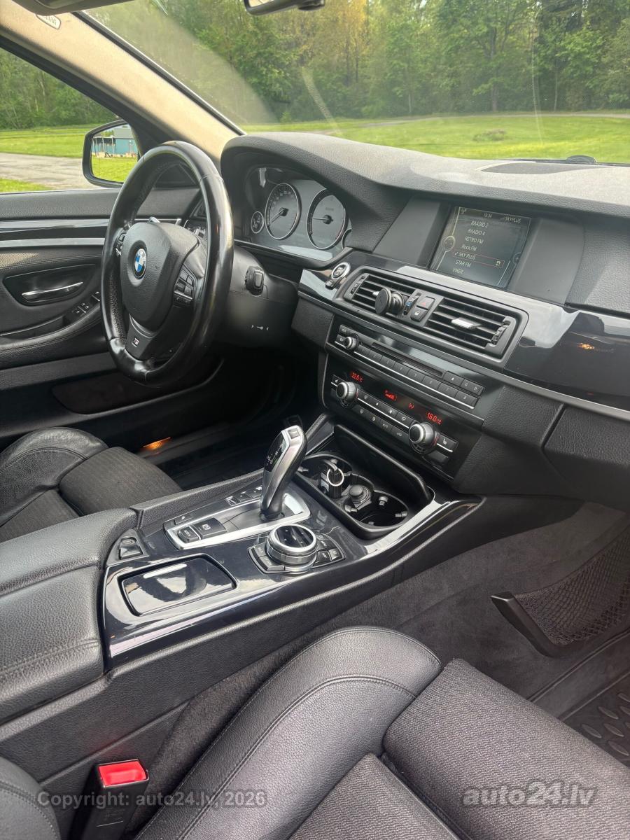 Black BMW 5 Series 2012 in Rapla, with an engine capacity of 2.00 L and mileage of 0 thousand km for 5999 €, photo 8 on AUTOMOTO.COM.LV