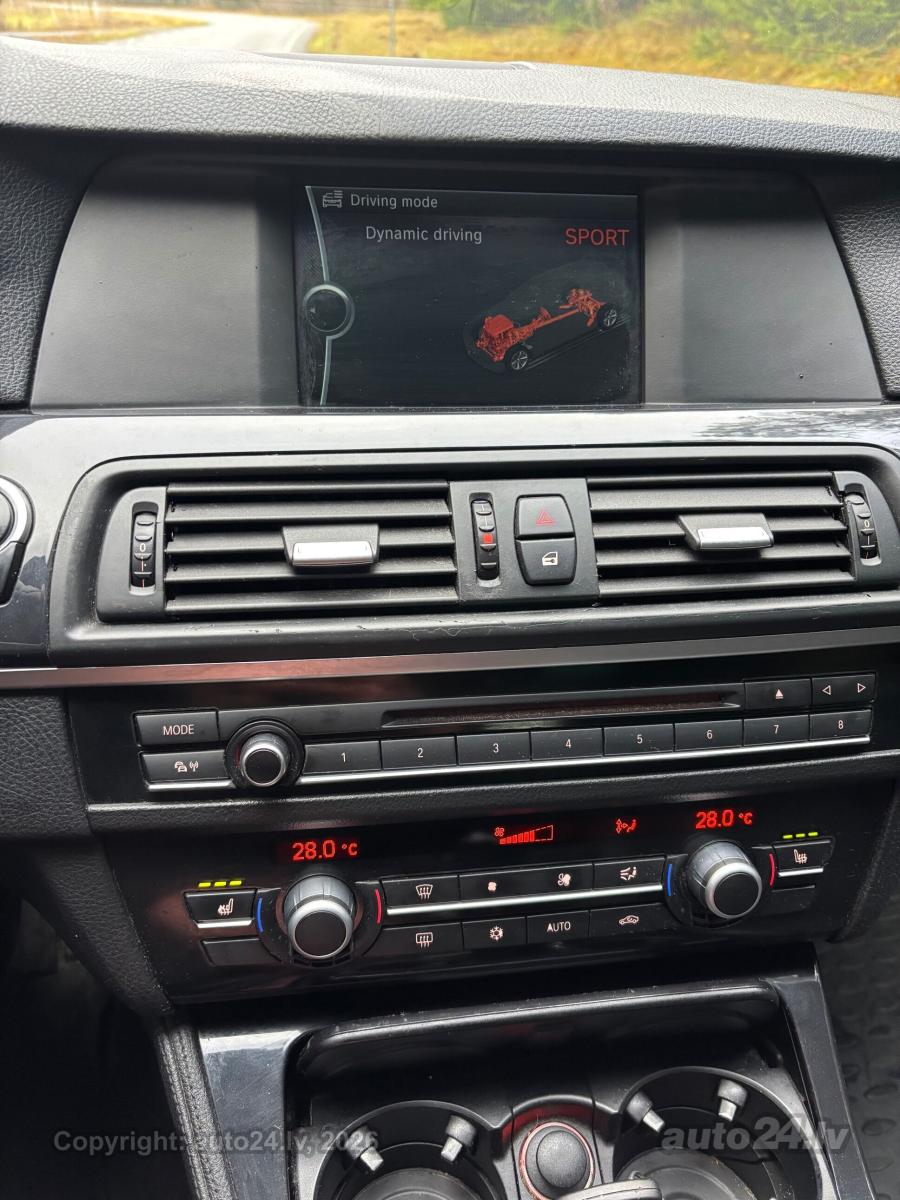 Black BMW 5 Series 2012 in Rapla, with an engine capacity of 2.00 L and mileage of 0 thousand km for 5999 €, photo 10 on AUTOMOTO.COM.LV