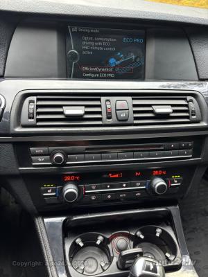 Black BMW 5 Series 2012 in Rapla, with an engine capacity of 2.00 L and mileage of 0 thousand km for 5999 €, photo 12 on AUTOMOTO.COM.LV