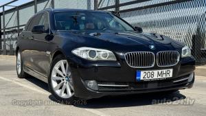 Melns BMW 5 Series 2012 Tallina, ar dzinēja tilpumu 3.00 L un nobraukumu 315 tūkst. km par 10900 €, foto  vietnē AUTOMOTO.COM.LV