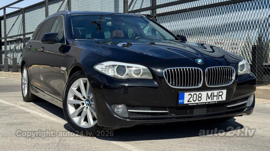 Melns BMW 5 Series 2012 Tallina, ar dzinēja tilpumu 3.00 L un nobraukumu 315 tūkst. km par 10900 €, foto 1 vietnē AUTOMOTO.COM.LV