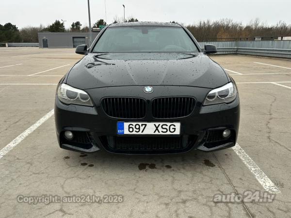 Black BMW 5 Series 2012 in Tallinn, with an engine capacity of 2.00 L and mileage of 265 thousand km for 8500 €, photo 1 on AUTOMOTO.COM.LV