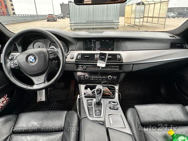 Black BMW 5 Series 2012 in Tallinn, with an engine capacity of 2.00 L and mileage of 265 thousand km for 8500 €, photo 9 on AUTOMOTO.COM.LV