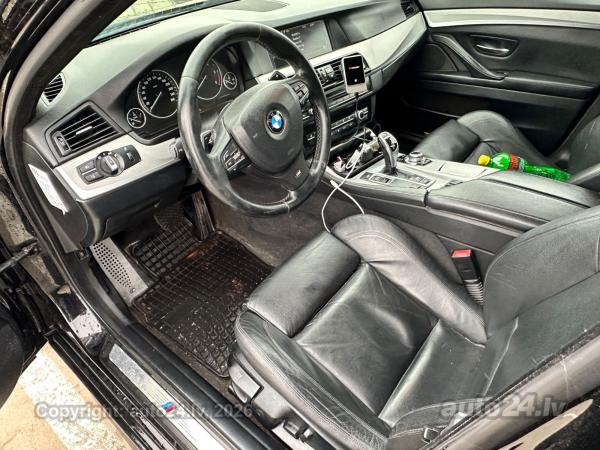 Black BMW 5 Series 2012 in Tallinn, with an engine capacity of 2.00 L and mileage of 265 thousand km for 8500 €, photo 11 on AUTOMOTO.COM.LV