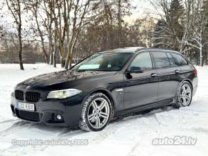 Black BMW 5 Series 2013 in Tallinn, with an engine capacity of 2.00 L and mileage of 312 thousand km for 12500 €, photo 3 on AUTOMOTO.COM.LV