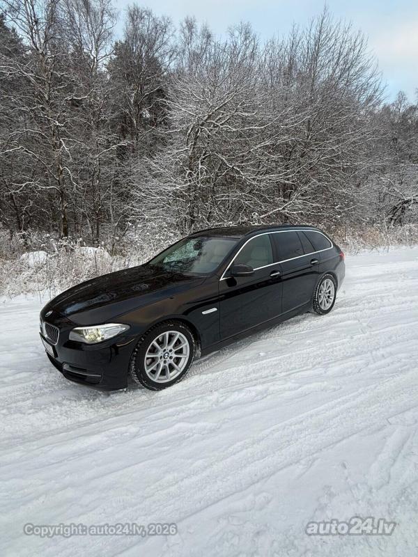 Black BMW 5 Series 2013 in Tallinn, with an engine capacity of 2.00 L and mileage of 0 thousand km for 13599 €, photo 1 on AUTOMOTO.COM.LV