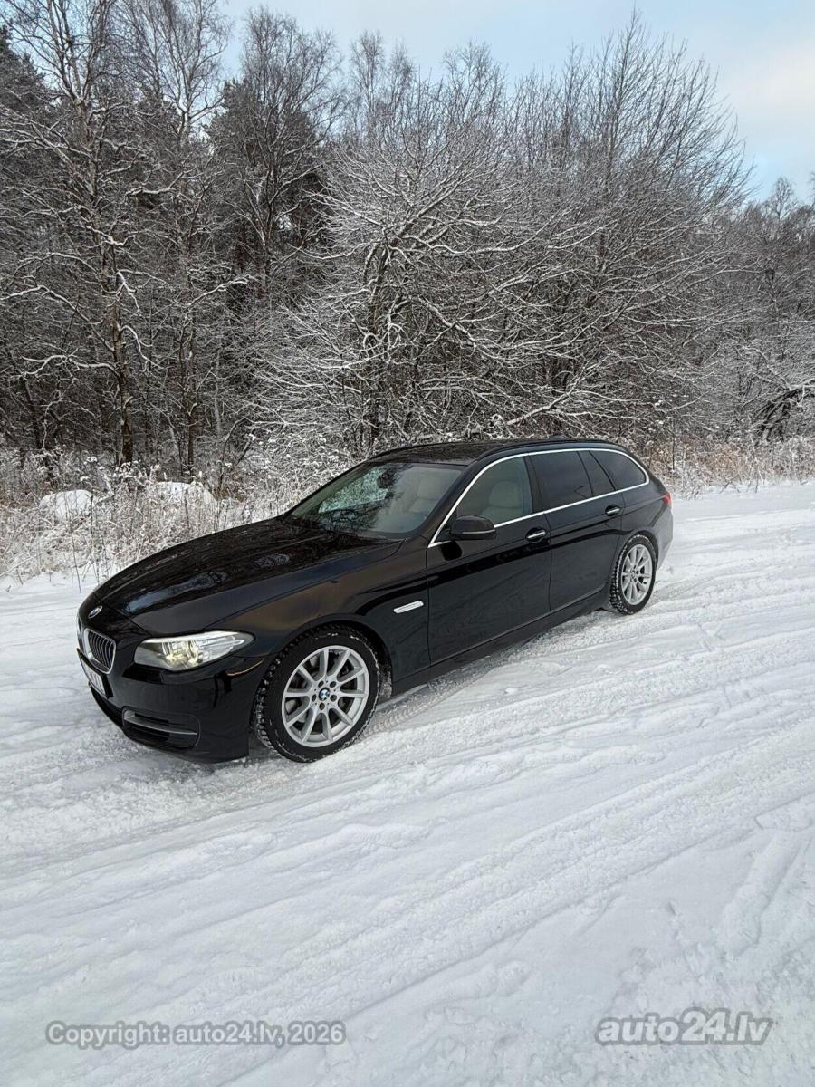 Black BMW 5 Series 2013 in Tallinn, with an engine capacity of 2.00 L and mileage of 0 thousand km for 13599 €, photo 1 on AUTOMOTO.COM.LV