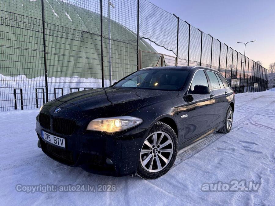 Melns BMW 5 Series 2013 Tartu, ar dzinēja tilpumu 2.00 L un nobraukumu 380 tūkst. km par 6990 €, foto 1 vietnē AUTOMOTO.COM.LV