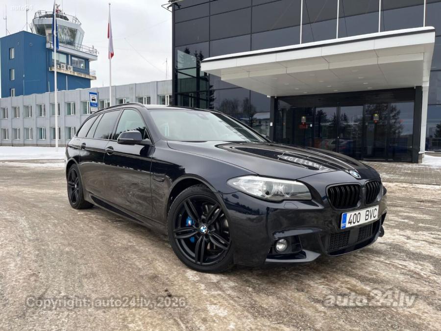Melns BMW 5 Series 2013 Tallina, ar dzinēja tilpumu 2.00 L un nobraukumu 271 tūkst. km par 13800 €, foto 1 vietnē AUTOMOTO.COM.LV