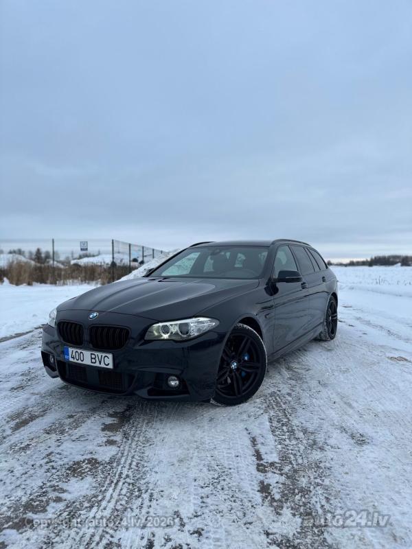 Black BMW 5 Series 2013 in Tallinn, with an engine capacity of 2.00 L and mileage of 271 thousand km for 13800 €, photo 2 on AUTOMOTO.COM.LV