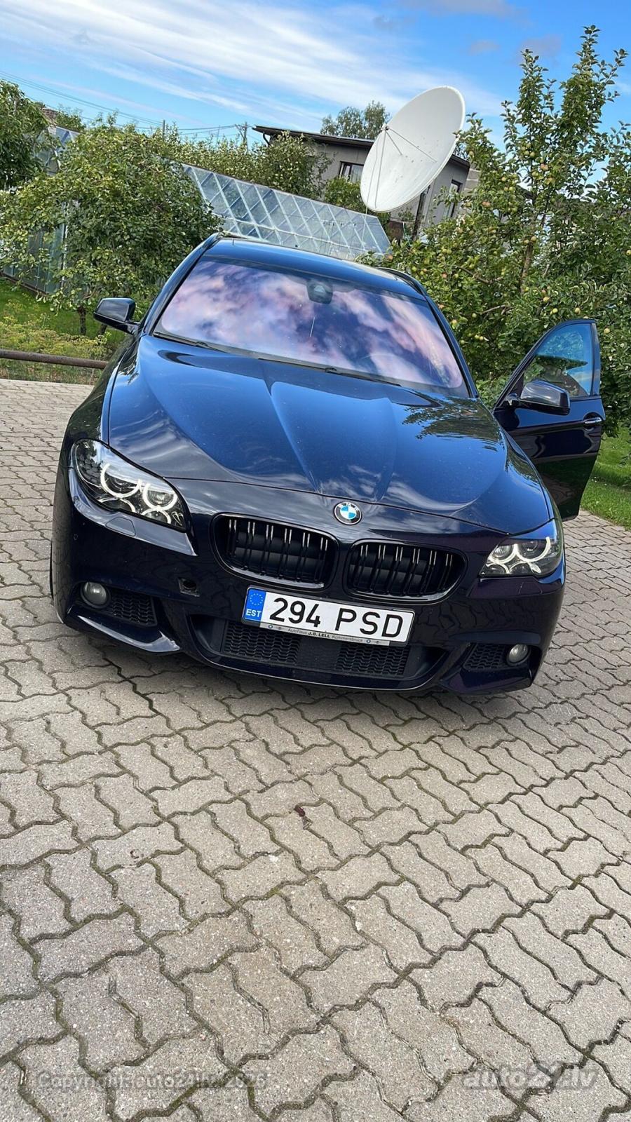 Melns BMW 5 Series 2013 Tallina, ar dzinēja tilpumu 3.00 L un nobraukumu 0 tūkst. km par 16200 €, foto 1 vietnē AUTOMOTO.COM.LV