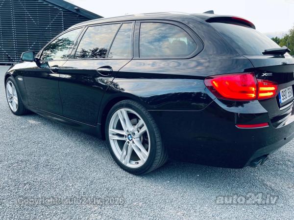 Black BMW 5 Series 2013 in Tallinn, with an engine capacity of 2.00 L and mileage of 239 thousand km for 12900 €, photo 3 on AUTOMOTO.COM.LV
