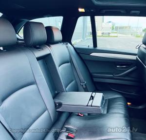 Black BMW 5 Series 2013 in Tallinn, with an engine capacity of 2.00 L and mileage of 239 thousand km for 12900 €, photo 10 on AUTOMOTO.COM.LV
