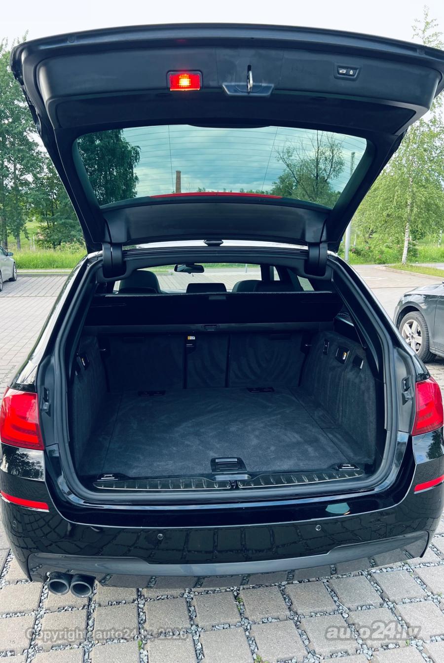 Black BMW 5 Series 2013 in Tallinn, with an engine capacity of 2.00 L and mileage of 239 thousand km for 12900 €, photo 12 on AUTOMOTO.COM.LV