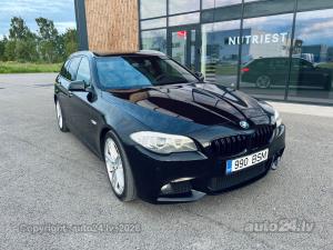 Black BMW 5 Series 2013 in Tallinn, with an engine capacity of 2.00 L and mileage of 239 thousand km for 12900 €, photo 17 on AUTOMOTO.COM.LV