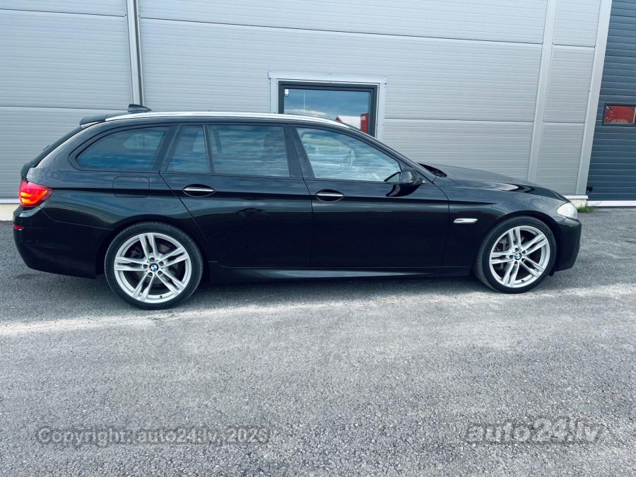 Black BMW 5 Series 2013 in Tallinn, with an engine capacity of 2.00 L and mileage of 239 thousand km for 12900 €, photo 18 on AUTOMOTO.COM.LV