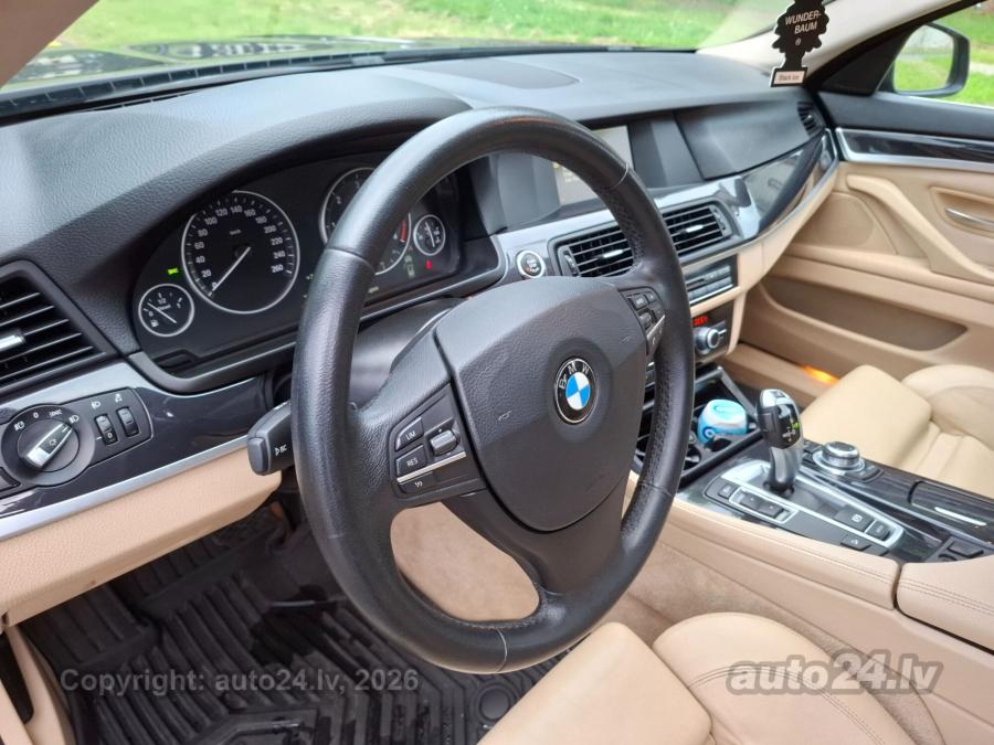 Melns BMW 5 Series 2013 Narva, ar dzinēja tilpumu 3.00 L un nobraukumu 200 tūkst. km par 8500 €, foto 13 vietnē AUTOMOTO.COM.LV