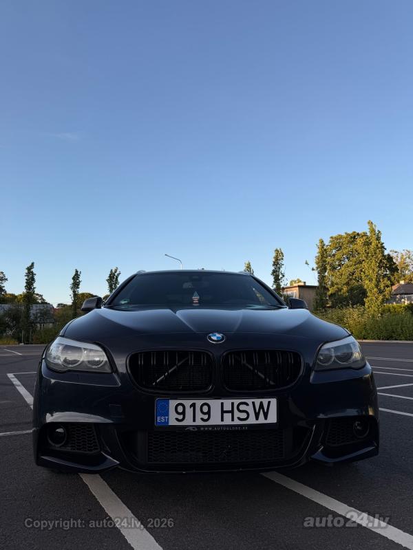 Black BMW 5 Series 2013 in Rakvere, with an engine capacity of 3.00 L and mileage of 360 thousand km for 9999 €, photo 6 on AUTOMOTO.COM.LV