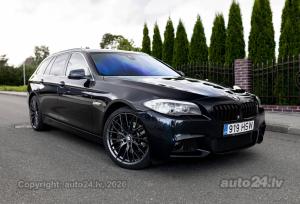 Black BMW 5 Series 2013 in Tallinn, with an engine capacity of 3.00 L and mileage of 345 thousand km for 9800 €, photo  on AUTOMOTO.COM.LV