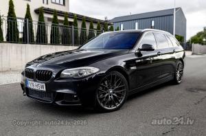 Black BMW 5 Series 2013 in Tallinn, with an engine capacity of 3.00 L and mileage of 345 thousand km for 9800 €, photo 4 on AUTOMOTO.COM.LV