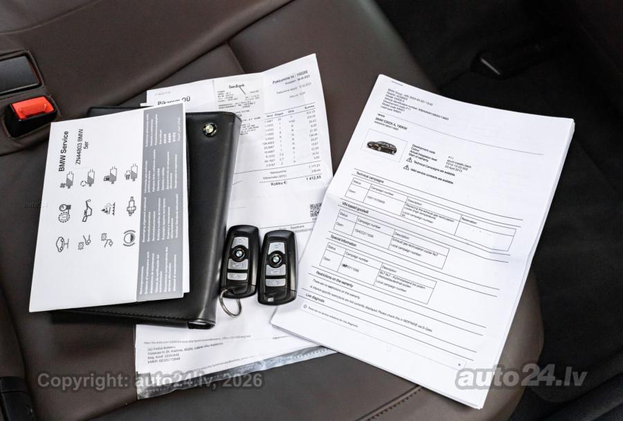 Black BMW 5 Series 2013 in Tallinn, with an engine capacity of 3.00 L and mileage of 345 thousand km for 9800 €, photo 29 on AUTOMOTO.COM.LV