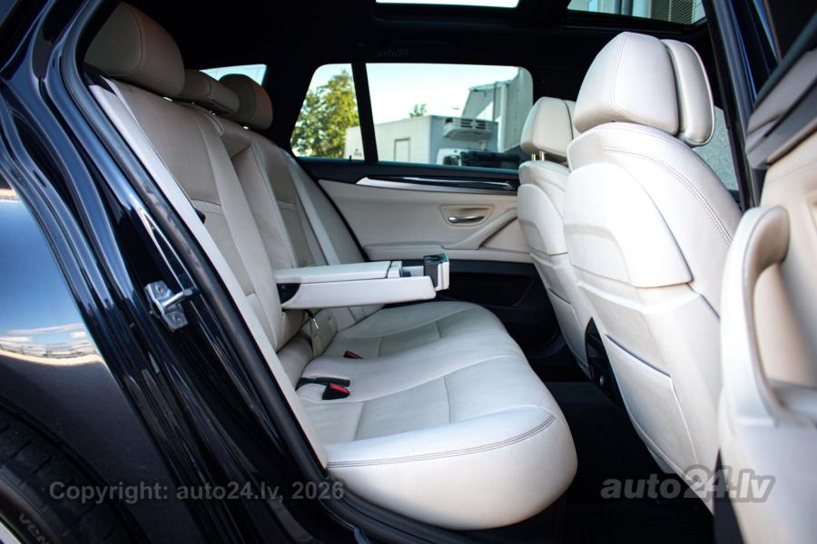 Melns BMW 5 Series 2013 Pērnava, ar dzinēja tilpumu 3.00 L un nobraukumu 276 tūkst. km par 13490 €, foto 14 vietnē AUTOMOTO.COM.LV