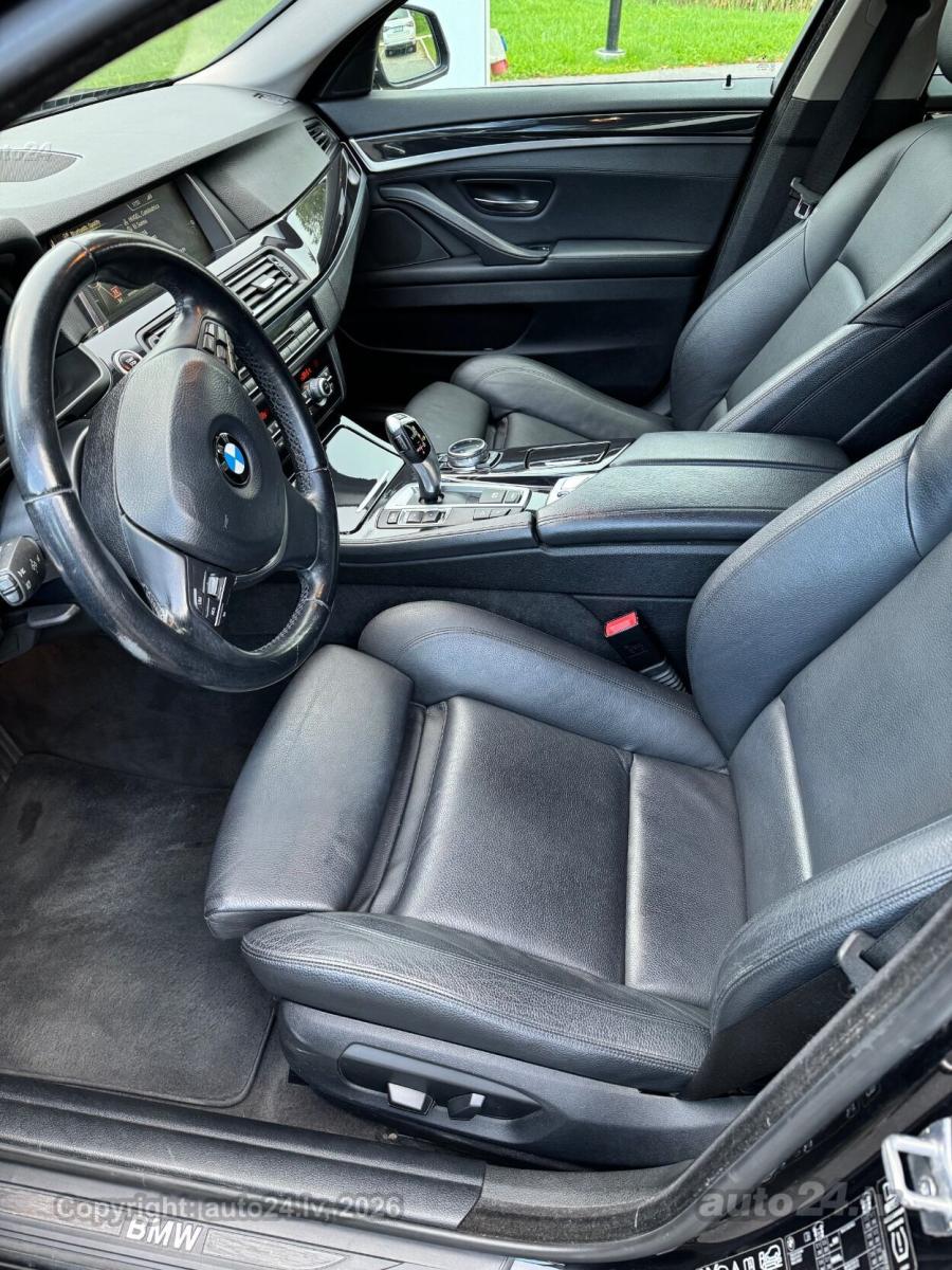 Melns BMW 5 Series 2013 Tallina, ar dzinēja tilpumu 2.00 L un nobraukumu 211 tūkst. km par 12700 €, foto 5 vietnē AUTOMOTO.COM.LV