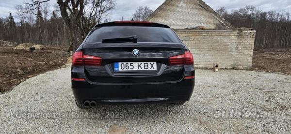 Black BMW 5 Series 2014 in Rakvere, with an engine capacity of 2.00 L and mileage of 310 thousand km for 10900 €, photo 11 on AUTOMOTO.COM.LV