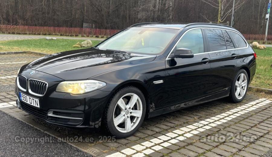 Black BMW 5 Series 2014 in Tallinn, with an engine capacity of 2.00 L and mileage of 468 thousand km for 7000 €, photo 2 on AUTOMOTO.COM.LV