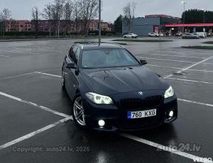 Black BMW 5 Series 2014 in Tallinn, with an engine capacity of 3.00 L and mileage of 330 thousand km for 14000 €, photo  on AUTOMOTO.COM.LV