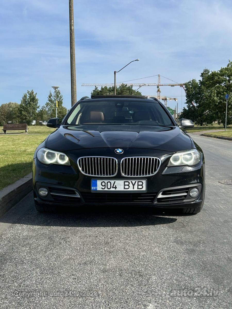 Black BMW 5 Series 2014 in Tallinn, with an engine capacity of 2.00 L and mileage of 452 thousand km for 7200 €, photo 1 on AUTOMOTO.COM.LV