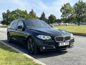 Black BMW 5 Series 2014 in Tallinn, with an engine capacity of 2.00 L and mileage of 452 thousand km for 7200 €, photo 2 on AUTOMOTO.COM.LV