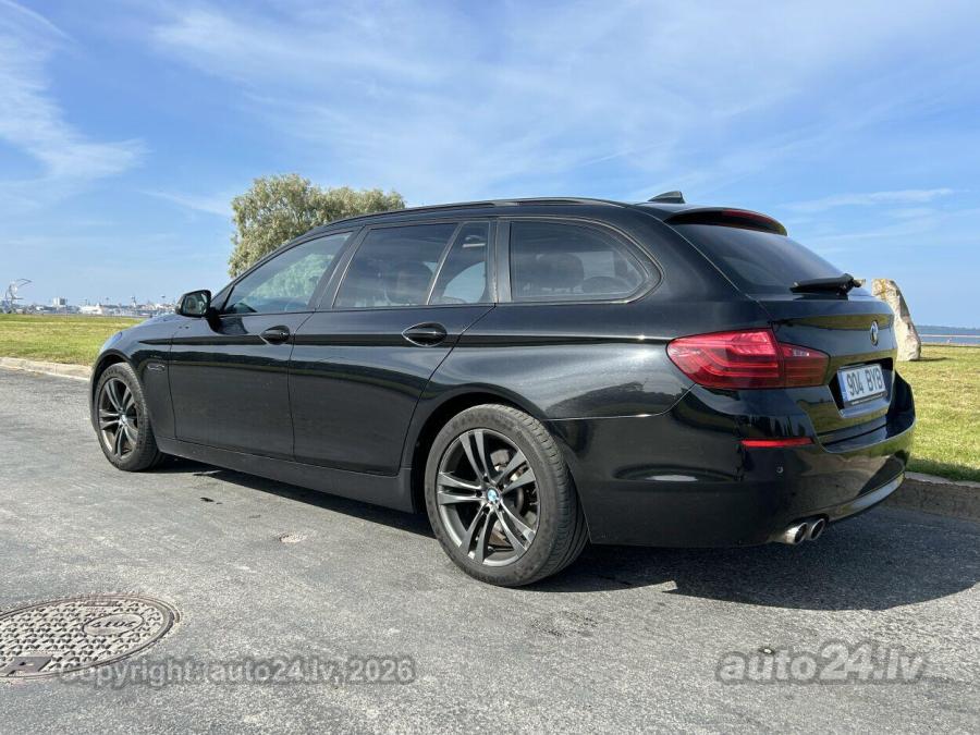 Black BMW 5 Series 2014 in Tallinn, with an engine capacity of 2.00 L and mileage of 452 thousand km for 7200 €, photo 3 on AUTOMOTO.COM.LV