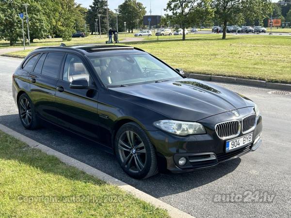 Black BMW 5 Series 2014 in Tallinn, with an engine capacity of 2.00 L and mileage of 452 thousand km for 7200 €, photo 4 on AUTOMOTO.COM.LV