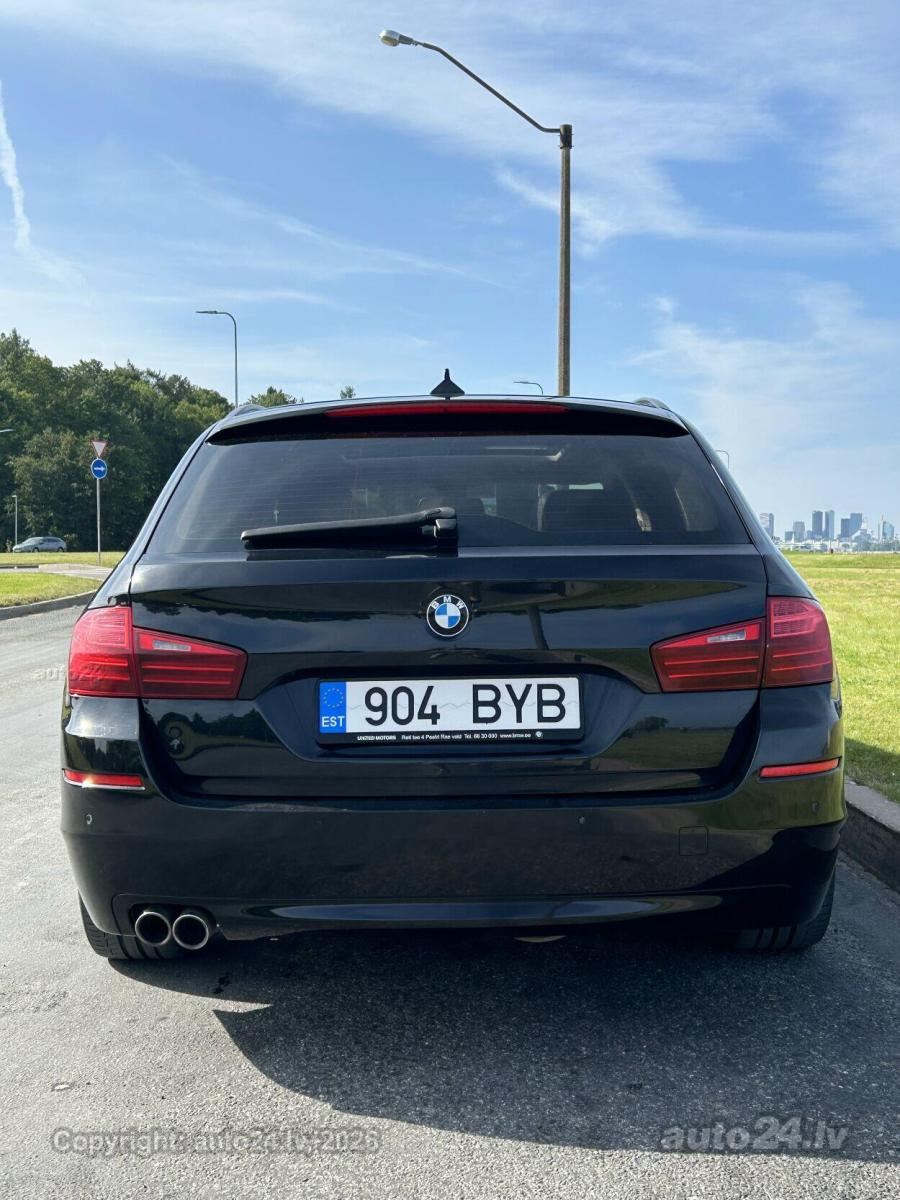Black BMW 5 Series 2014 in Tallinn, with an engine capacity of 2.00 L and mileage of 452 thousand km for 7200 €, photo 5 on AUTOMOTO.COM.LV