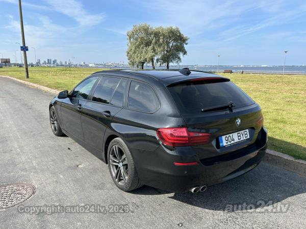 Black BMW 5 Series 2014 in Tallinn, with an engine capacity of 2.00 L and mileage of 452 thousand km for 7200 €, photo 8 on AUTOMOTO.COM.LV