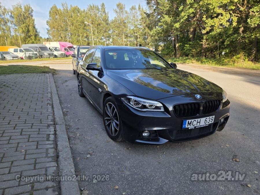 Melns BMW 5 Series 2014 Rīga, ar dzinēja tilpumu 3.00 L un nobraukumu 297 tūkst. km par 17000 €, foto 1 vietnē AUTOMOTO.COM.LV
