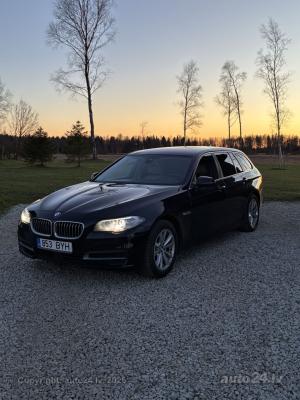 Black BMW 5 Series 2014 in Tallinn, with an engine capacity of 2.00 L and mileage of 206 thousand km for 11770 €, photo 3 on AUTOMOTO.COM.LV