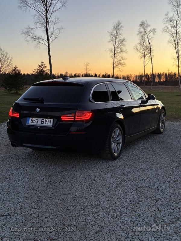 Black BMW 5 Series 2014 in Tallinn, with an engine capacity of 2.00 L and mileage of 206 thousand km for 11770 €, photo 5 on AUTOMOTO.COM.LV
