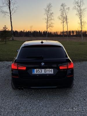 Black BMW 5 Series 2014 in Tallinn, with an engine capacity of 2.00 L and mileage of 206 thousand km for 11770 €, photo 6 on AUTOMOTO.COM.LV