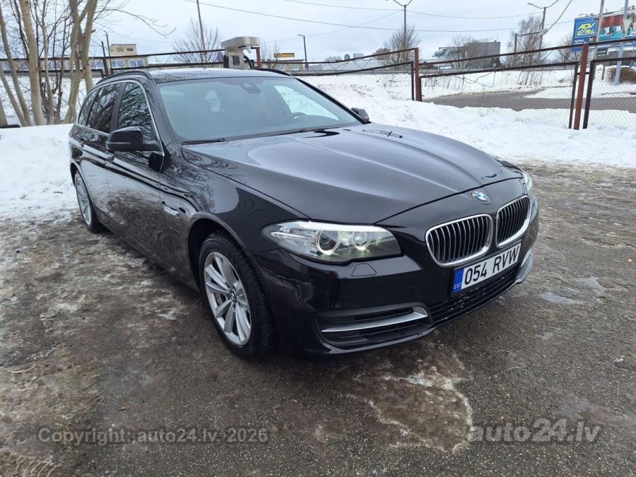 Black BMW 5 Series 2014 in Tallinn, with an engine capacity of 2.00 L and mileage of 279 thousand km for 8999 €, photo 1 on AUTOMOTO.COM.LV