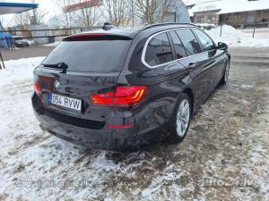 Black BMW 5 Series 2014 in Tallinn, with an engine capacity of 2.00 L and mileage of 279 thousand km for 8999 €, photo 3 on AUTOMOTO.COM.LV