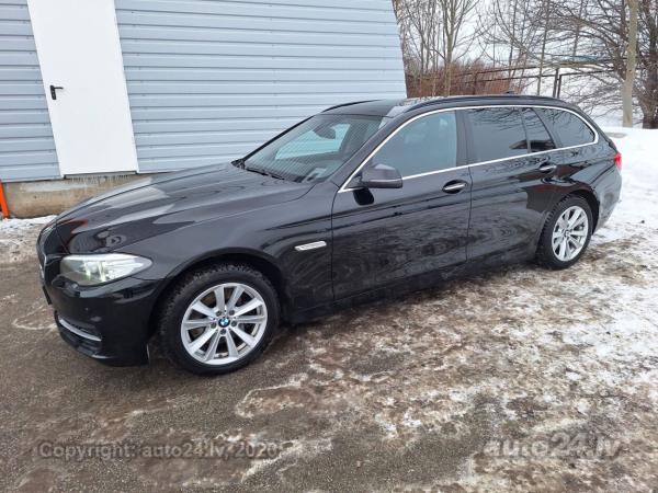 Black BMW 5 Series 2014 in Tallinn, with an engine capacity of 2.00 L and mileage of 279 thousand km for 8999 €, photo 4 on AUTOMOTO.COM.LV