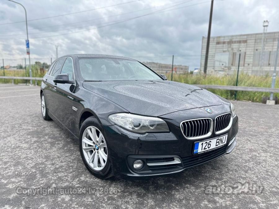 Black BMW 5 Series 2014 in Tallinn, with an engine capacity of 2.00 L and mileage of 275 thousand km for 12000 €, photo 1 on AUTOMOTO.COM.LV