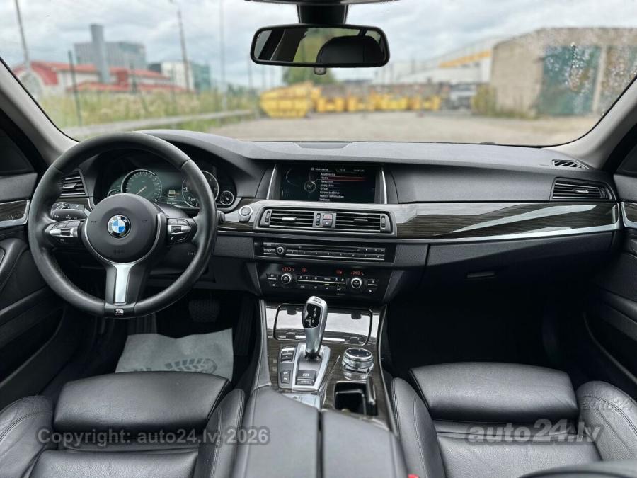 Black BMW 5 Series 2014 in Tallinn, with an engine capacity of 2.00 L and mileage of 275 thousand km for 12000 €, photo 10 on AUTOMOTO.COM.LV