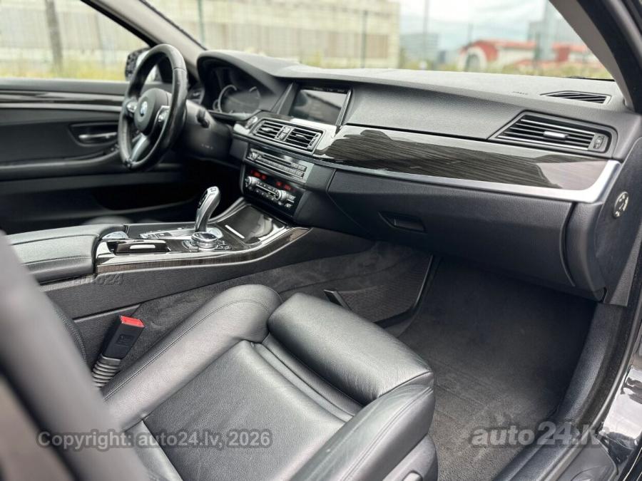 Black BMW 5 Series 2014 in Tallinn, with an engine capacity of 2.00 L and mileage of 275 thousand km for 12000 €, photo 14 on AUTOMOTO.COM.LV