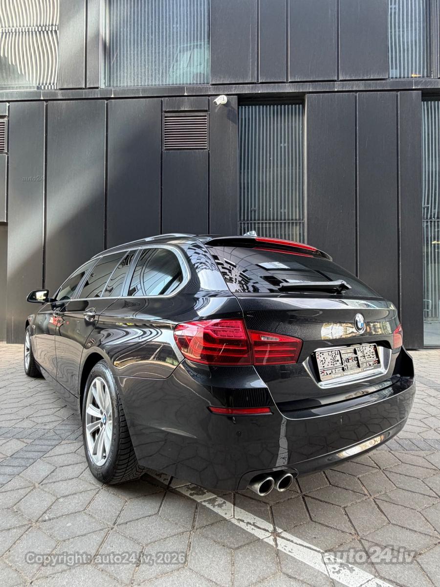 Black BMW 5 Series 2014 in Tallinn, with an engine capacity of 3.00 L and mileage of 296 thousand km for 12500 €, photo 5 on AUTOMOTO.COM.LV